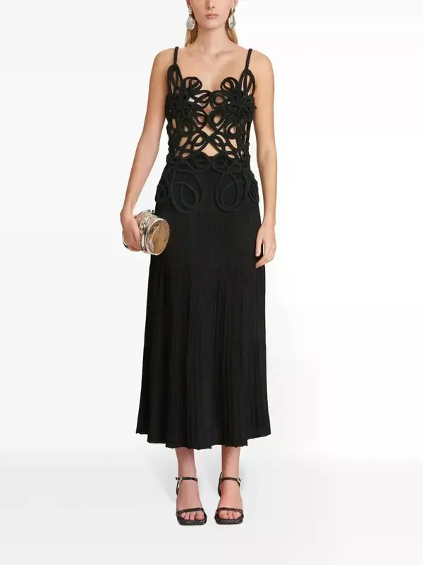 Cult Gaia Nalda Crochet A-line Dress