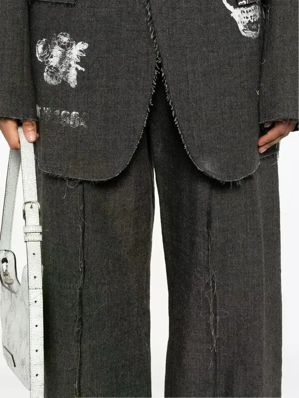 R13 Exposed Seams Trousers