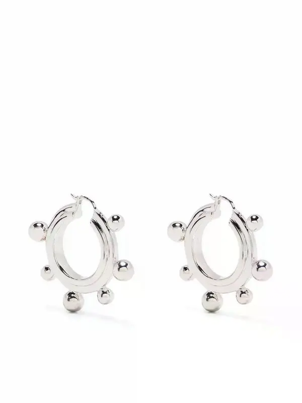 MISSOMA Medium Sphere Hoop Earrings - Silver