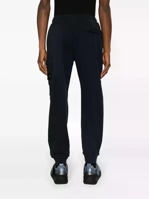 Stone Island Compass-badge Cotton Track Pants - Blue