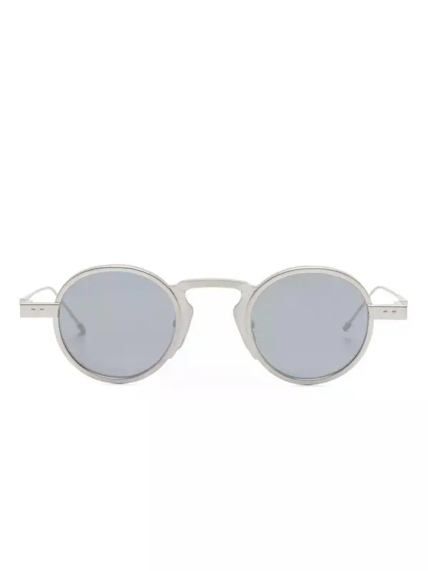 Thom Browne Round-frame Sunglasses - Silver