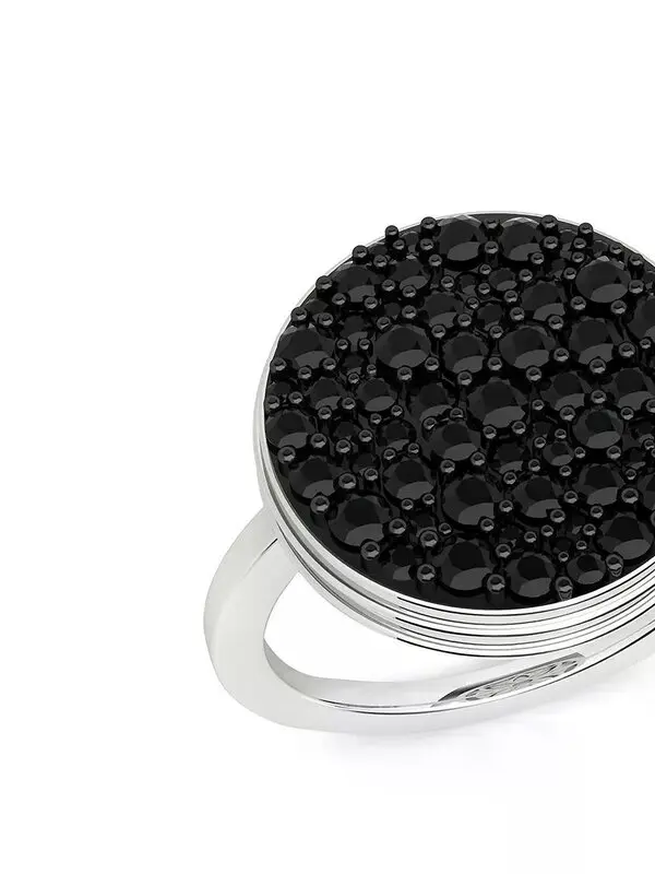 ALINKA 18kt White Gold Black Caviar Diamond Ring