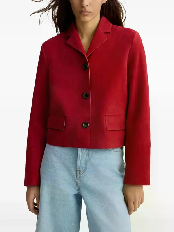 Liu Jo Suede Jacket - Red