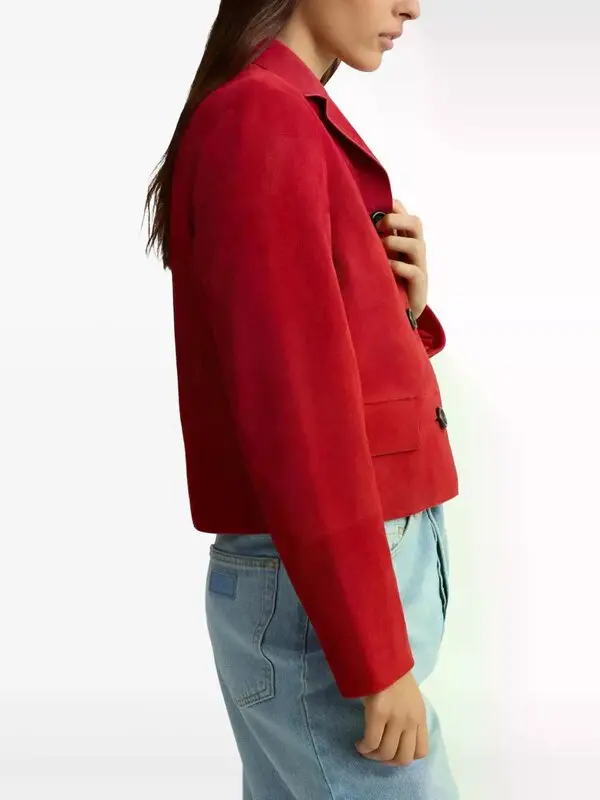 Liu Jo Suede Jacket - Red