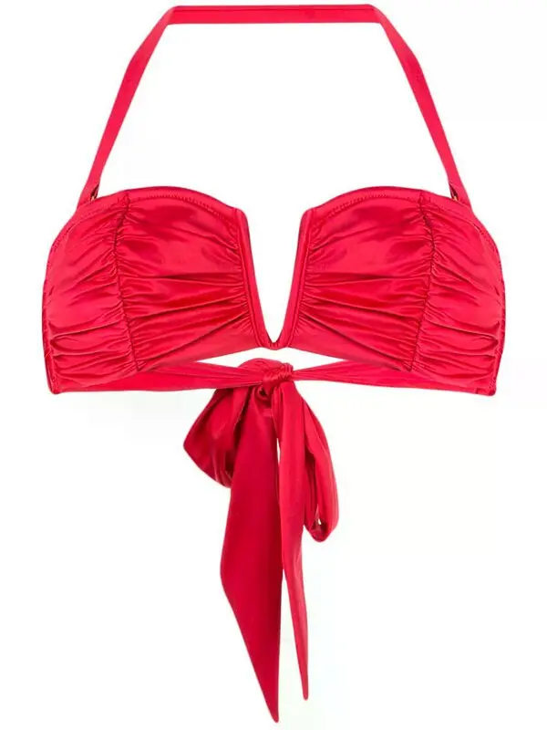 DUSKII Bandeau Bikini Top - Red