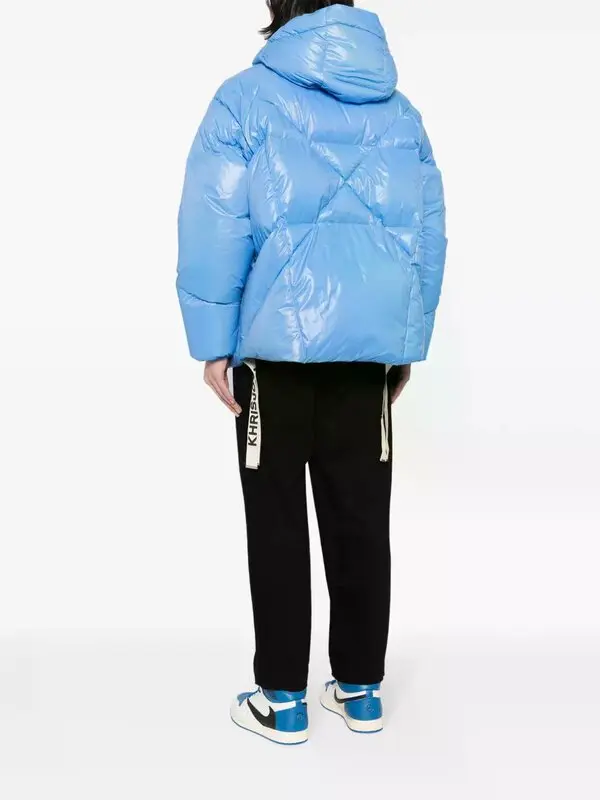 Khrisjoy Khrisman Hooded Puffer Jacket - Blue