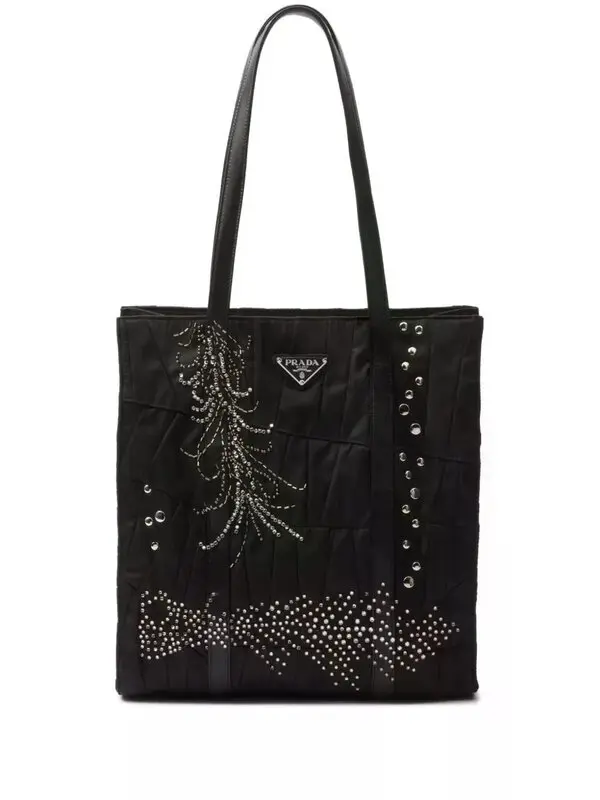 Prada Re-nylon Patchwork Tote Bag
