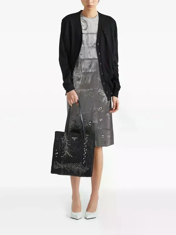 Prada Re-nylon Patchwork Tote Bag