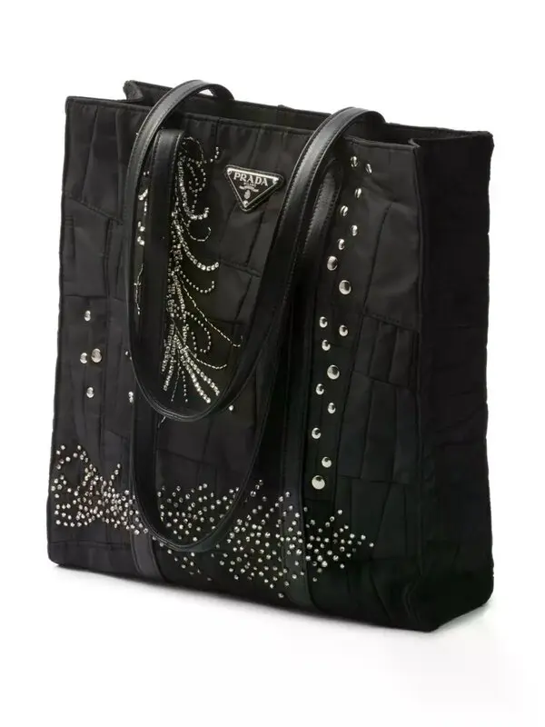 Prada Re-nylon Patchwork Tote Bag
