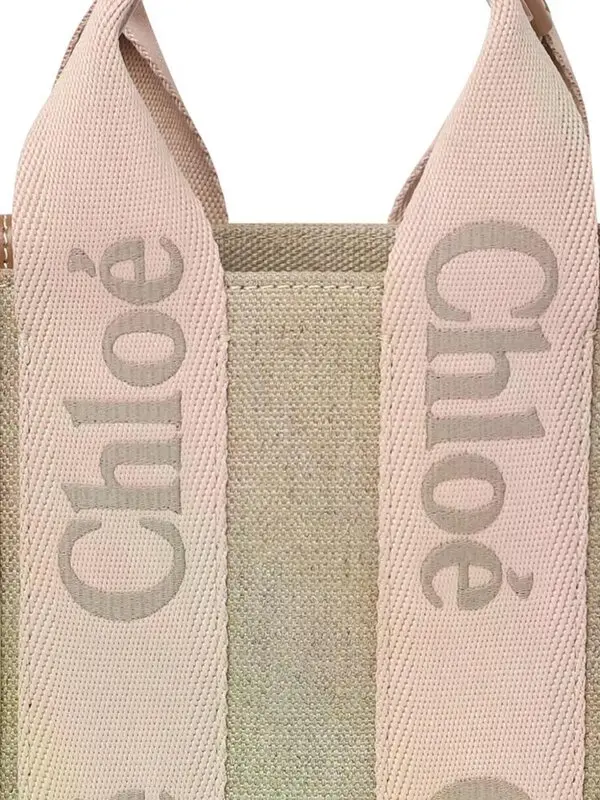 Chloé Small Woody Tote Bag - Neutrals