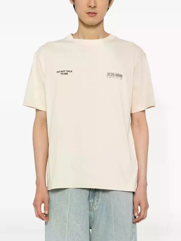 Gcds Slogan-print Cotton T-shirt
