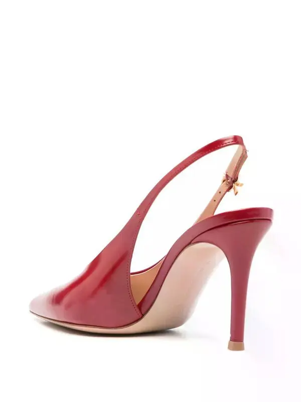 GIANVITO ROSSI Robbie 85mm Slingback Pumps - Red