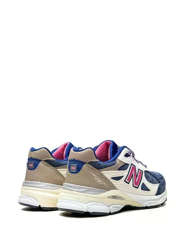 NEW BALANCE X Kith 990 V3 Daytona Sneakers - Blue