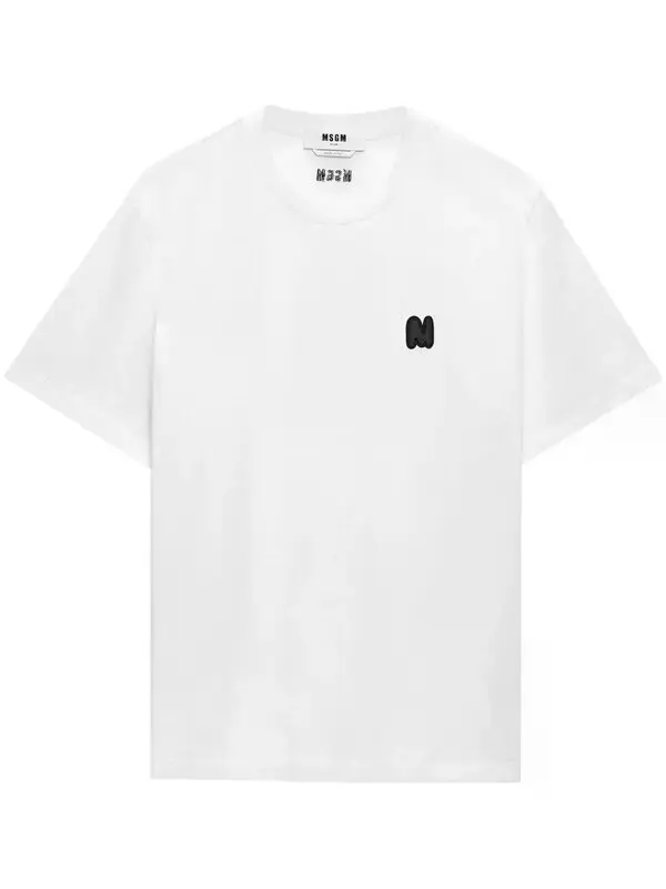 MSGM Logo-appliqué T-shirt