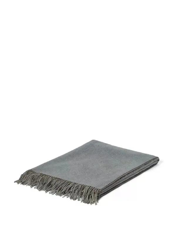 Brunello Cucinelli Fringed Silk Blanket