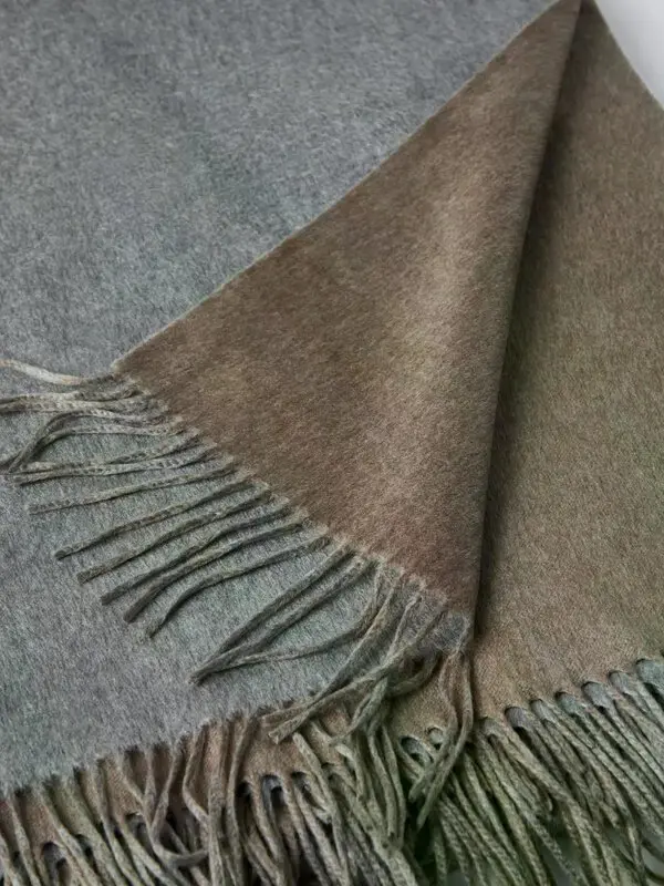 Brunello Cucinelli Fringed Silk Blanket