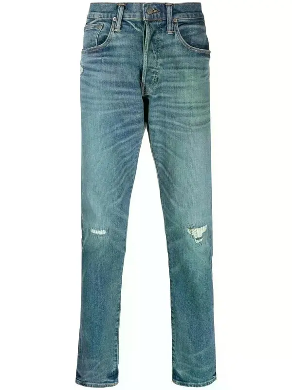 Polo Ralph Lauren Sullivan Distressed-effect Jeans - Blue