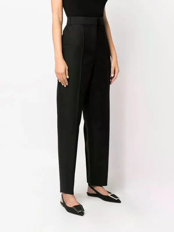 Tory Burch High-waisted Tapered Trousers