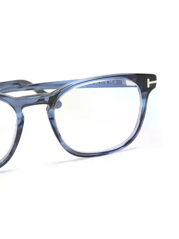 TOM FORD Round-frame Glasses - Blue