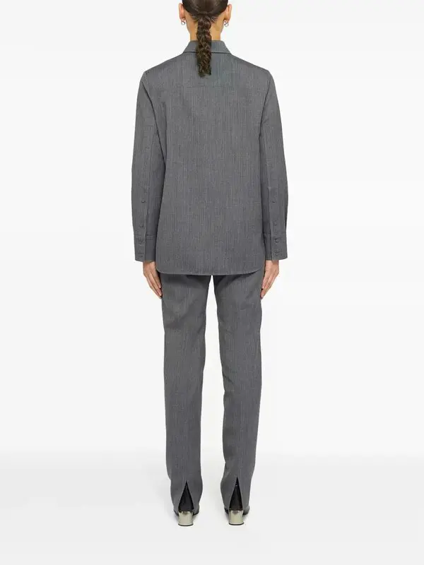 JIL SANDER Wrap Wool Shirt