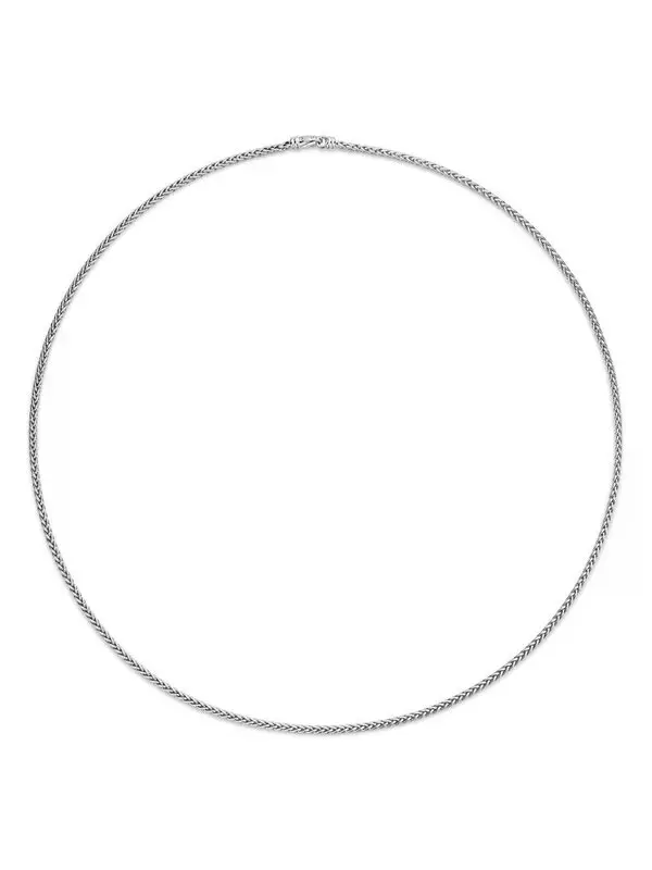 David Yurman Sterling Wheat Chain Necklace - Silver