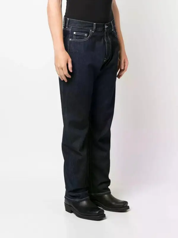Off-White Logo-embroidered Skate Jeans