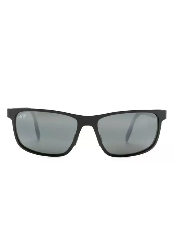Maui Jim Rectangle-frame Sunglasses - Black
