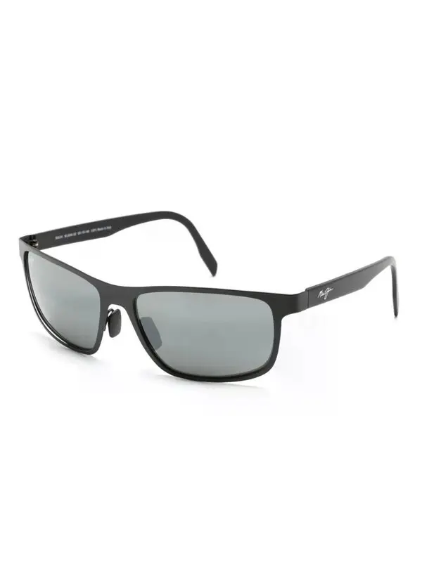Maui Jim Rectangle-frame Sunglasses - Black