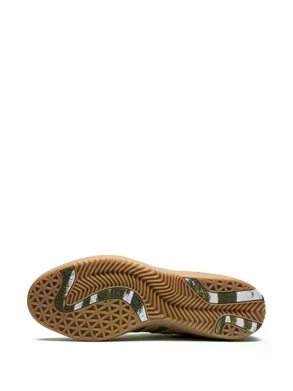 Adidas X Palace Puig Samba Olive Gold Sneakers