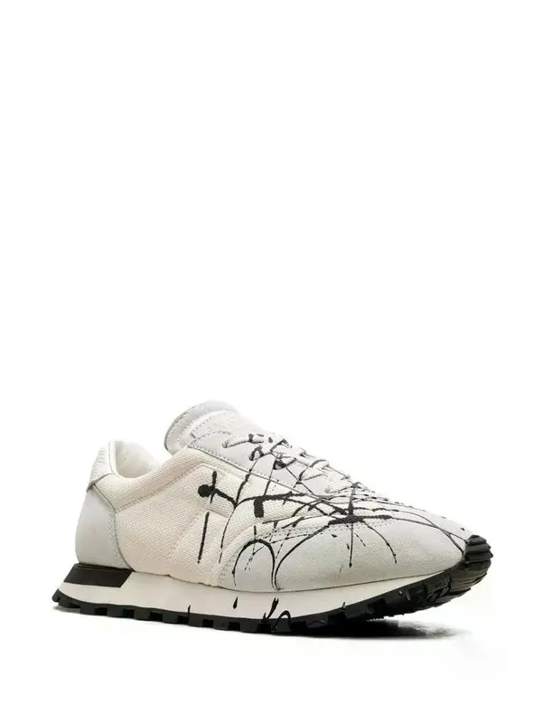 MAISON MARGIELA Panelled Retro Runner Splatter Sneakers