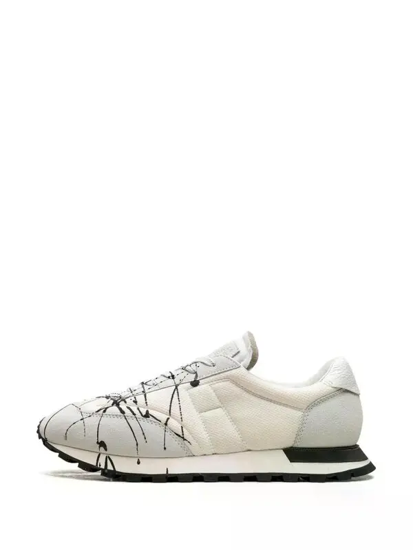 MAISON MARGIELA Panelled Retro Runner Splatter Sneakers
