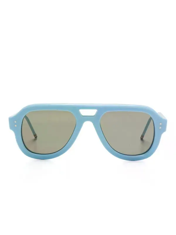 Thom Browne Pilot-frame Sunglasses - Blue