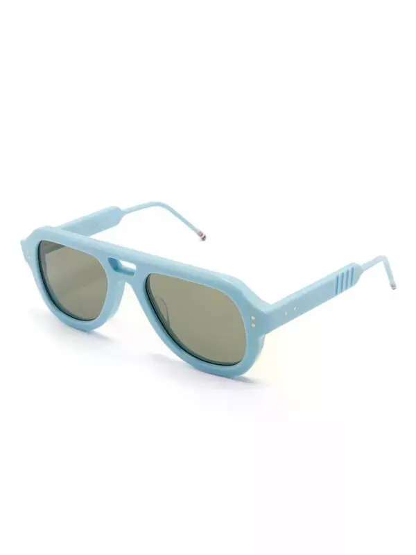 Thom Browne Pilot-frame Sunglasses - Blue