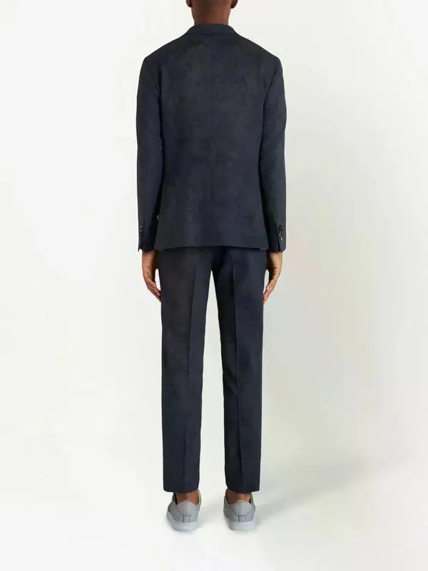 Etro Patterned-jacquard Single-breasted Blazer