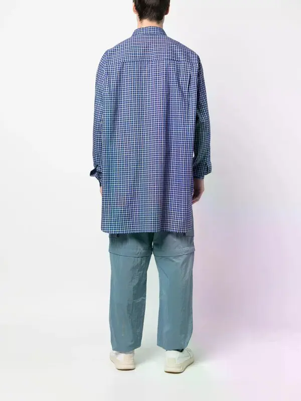 CHLOE NARDIN Plaid-pattern Oversize Shirt