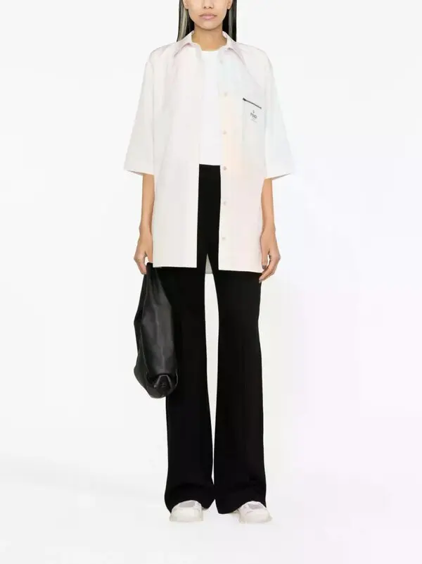 Fendi Logo-print Cotton Shirt