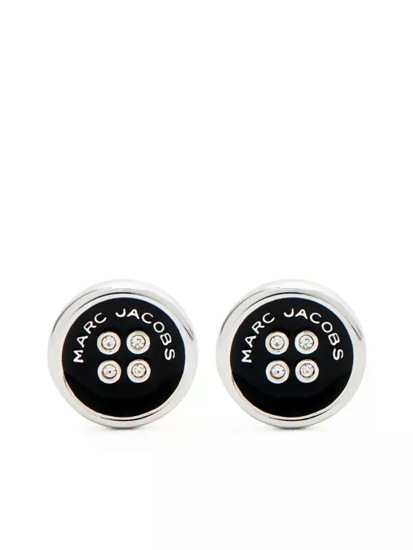 Marc Jacobs Button Stud Earrings - Silver