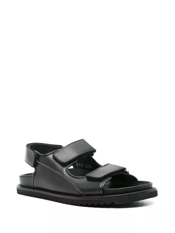 DOUCAL'S Double-strap Leather Sandals