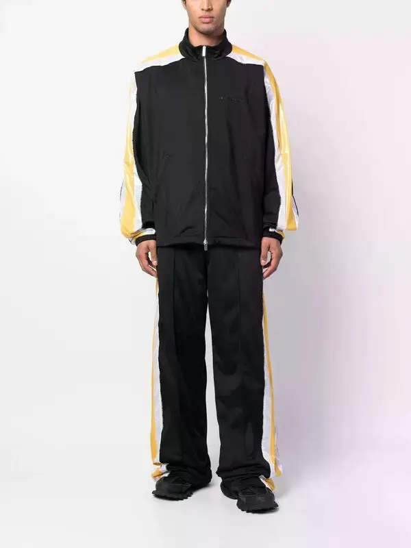 VTMNTS Stripe-detail Track Jacket - Black
