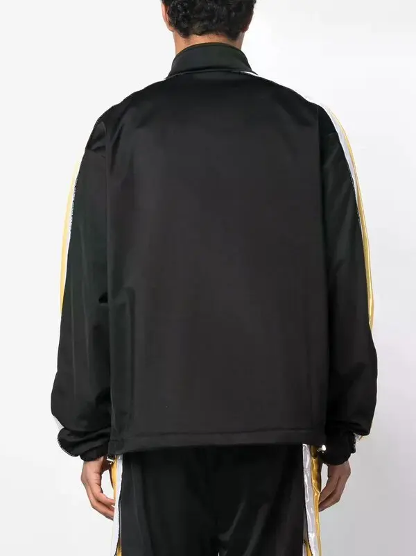 VTMNTS Stripe-detail Track Jacket - Black