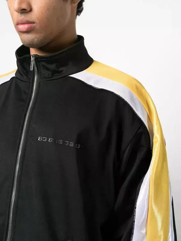 VTMNTS Stripe-detail Track Jacket - Black