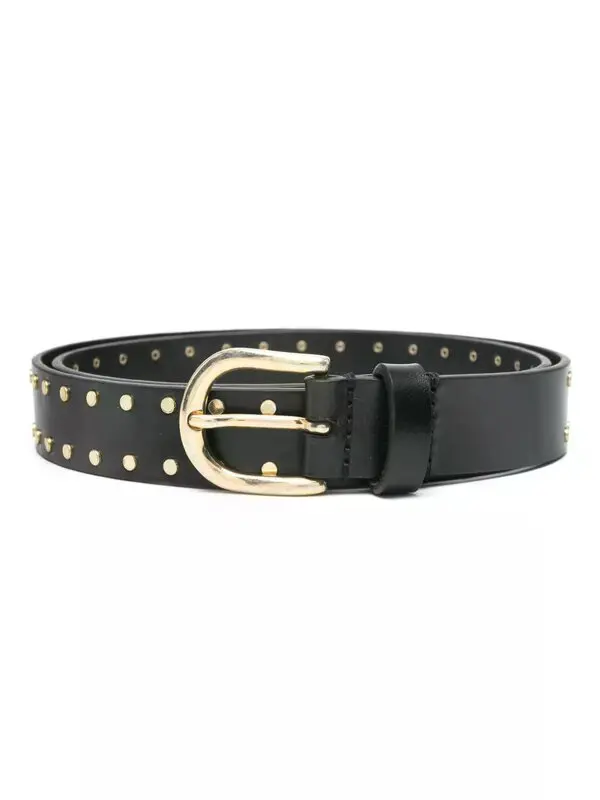 Isabel Marant Étoile Zap Stud-embellished Belt - Black