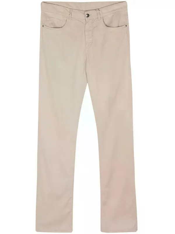 Canali Slim-fit Chino Trousers - Neutrals