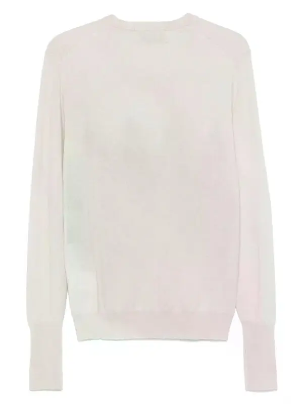 BALLANTYNE Diamond-pattern V-neck Sweater