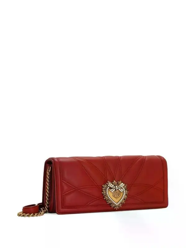 Dolce & Gabbana Devotion Quilted Shoulder Bag - Red