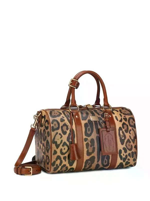 Dolce & Gabbana Crespo Leopard-print Handbag