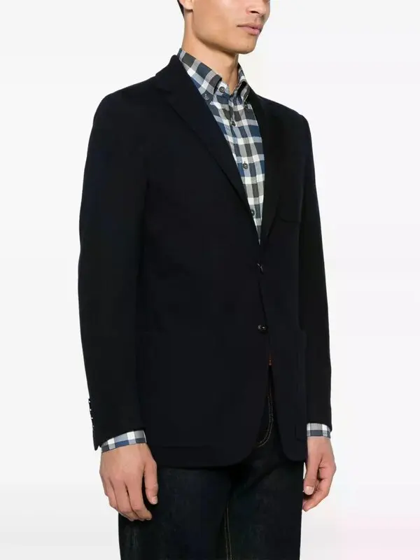 Canali Single-breasted Blazer - Blue