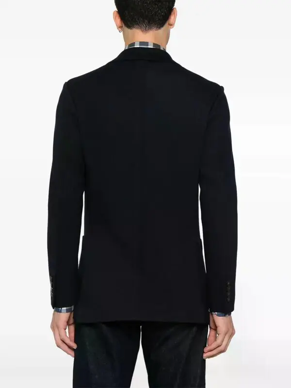 Canali Single-breasted Blazer - Blue