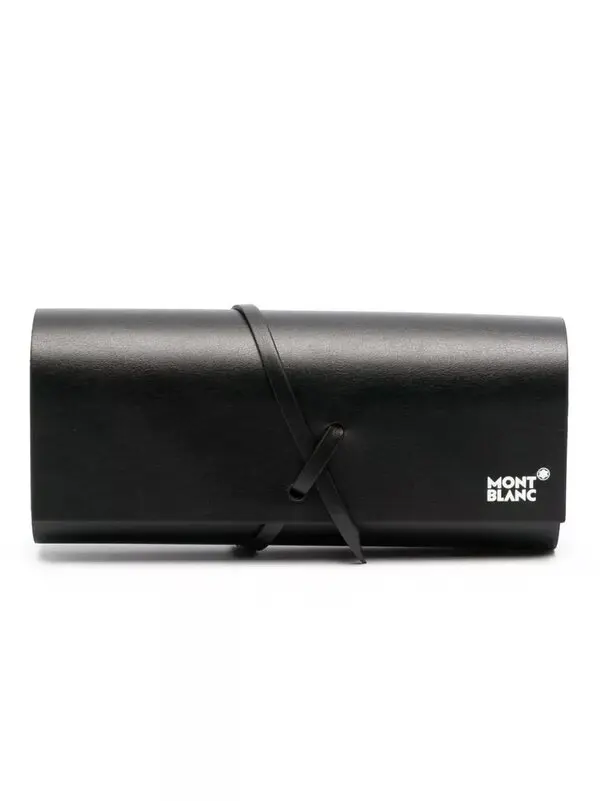 Montblanc Logo-plaque Square-frame Sunglasses