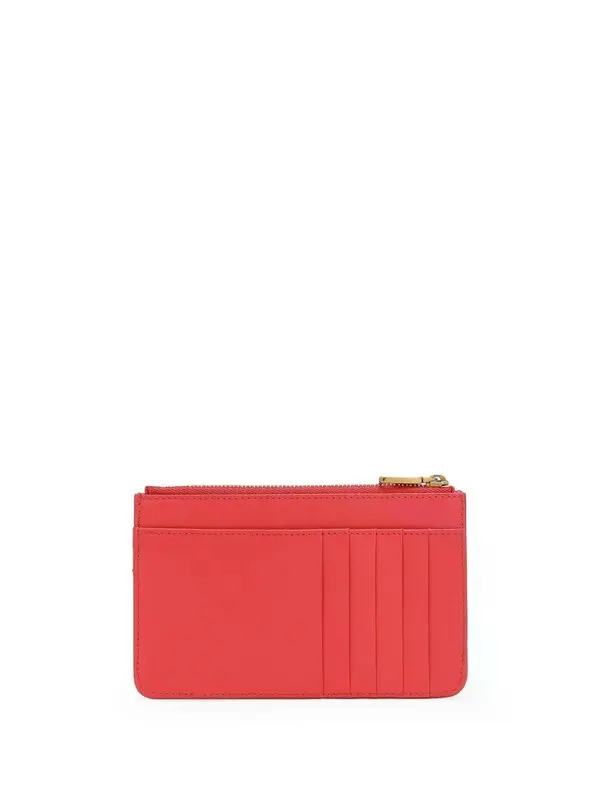 Dolce & Gabbana Medium Devotion Leather Wallet - Red